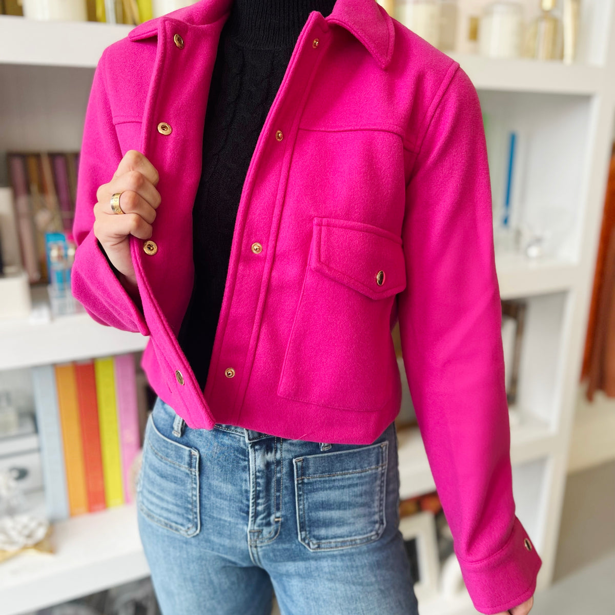 Hot Pink Lizzy Jacket – Lucy Rose