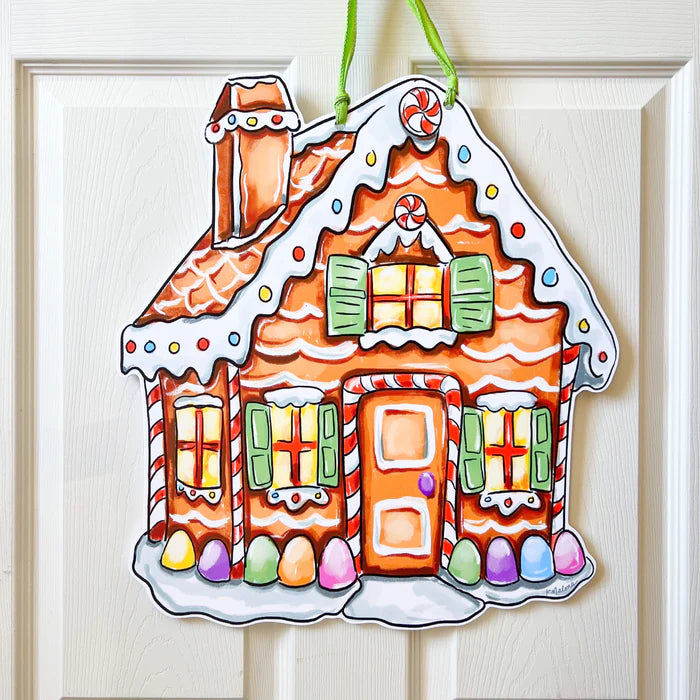 Gingerbread House Door Hanger – Lucy Rose