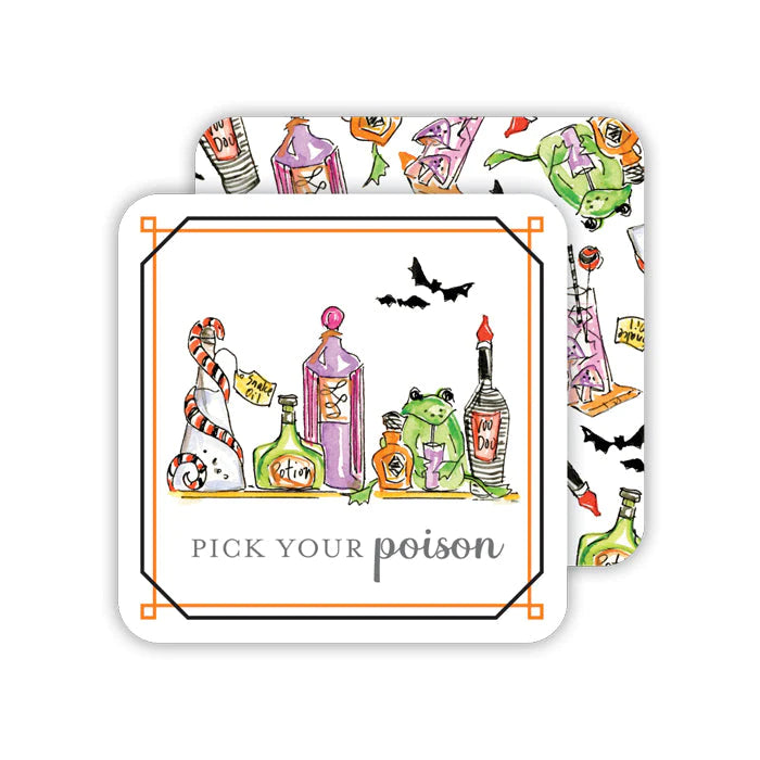 Pick Your Poison Paper Coaster Set – Lucy Rose