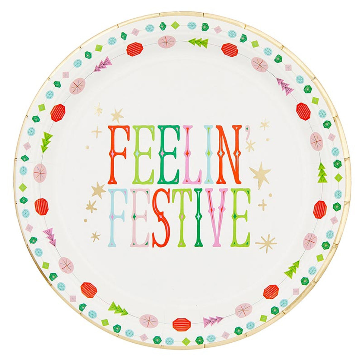 Feelin Festive Paper Plates – Lucy Rose