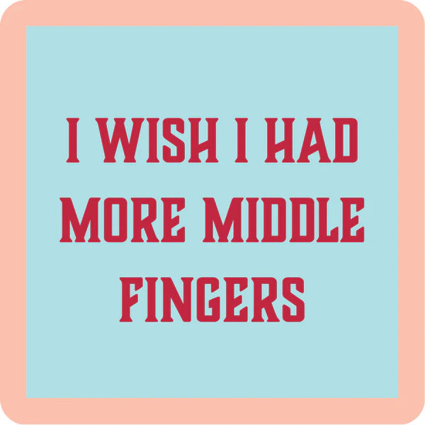 Middle Fingers Coaster – Lucy Rose