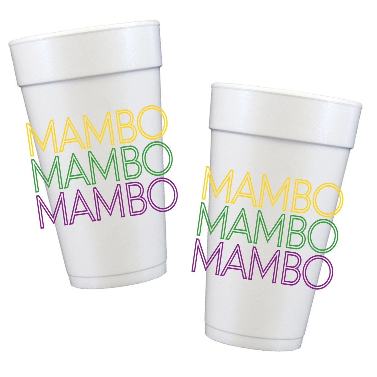 Multi Mambo Styrofoam Cups – Lucy Rose