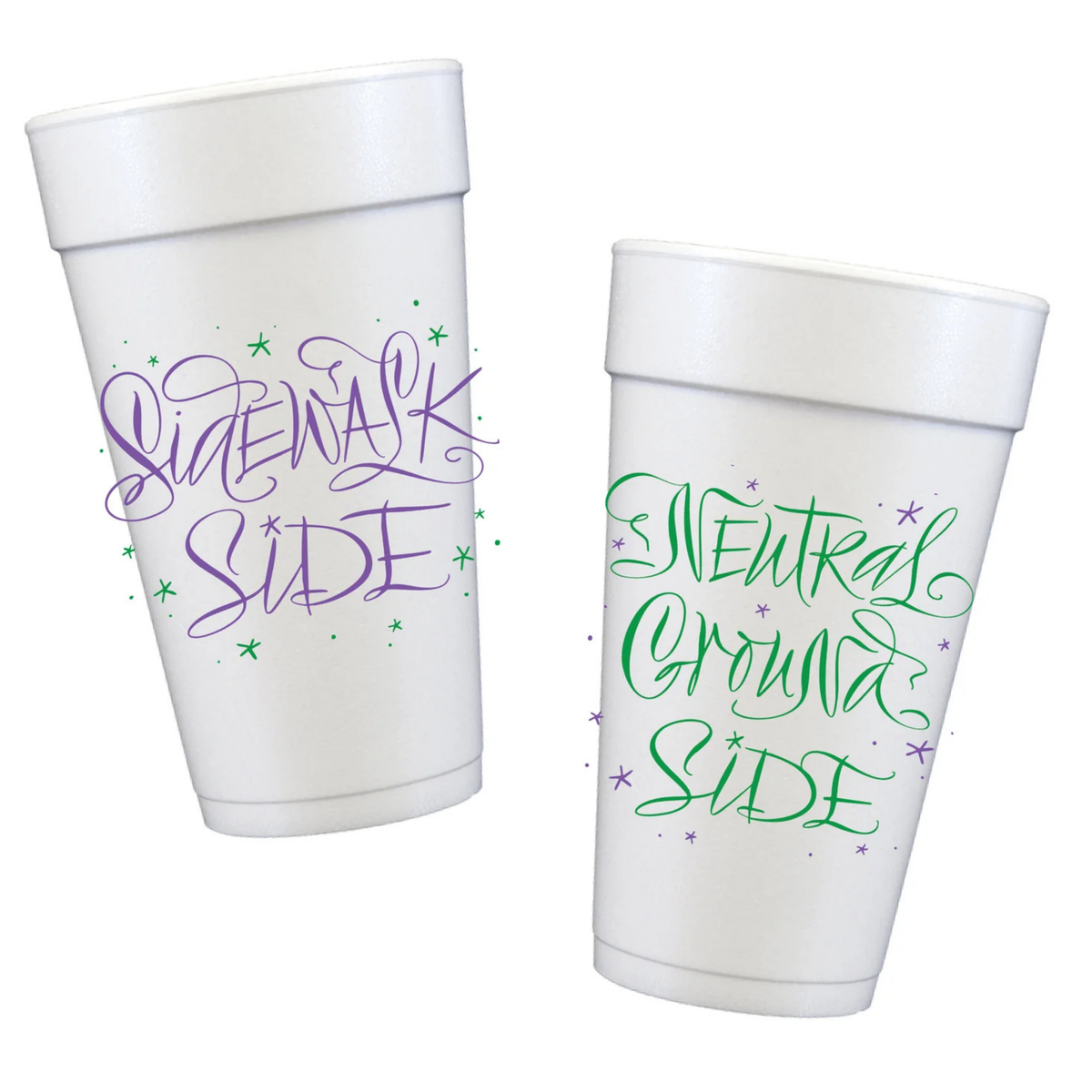 Sidewalk & Neutral Ground Side Styrofoam Cups – Lucy Rose