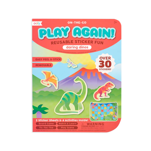 Play Again! Mini On-The-Go Activity Kit - Daring Dinos – Lucy Rose