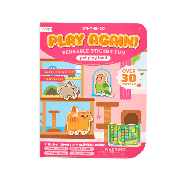 Play Again! Mini On-The-Go Activity Kit - Pet Play Land – Lucy Rose