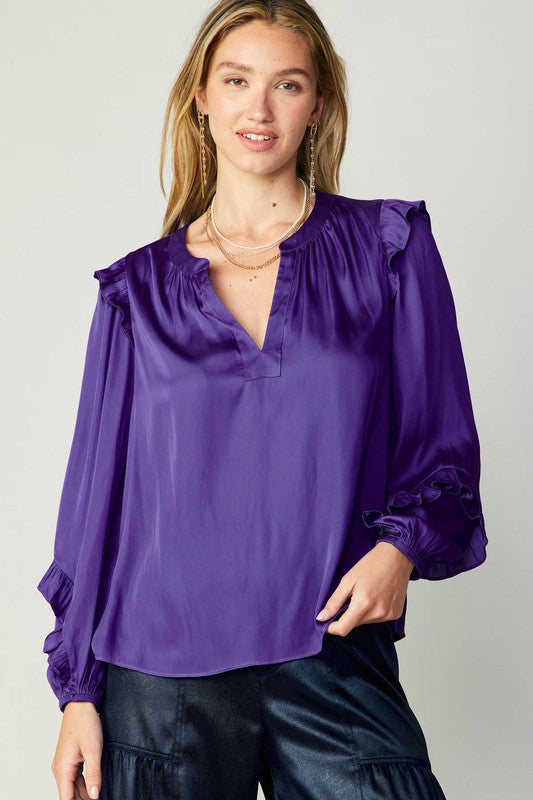 Space Purple Raynor Top – Lucy Rose