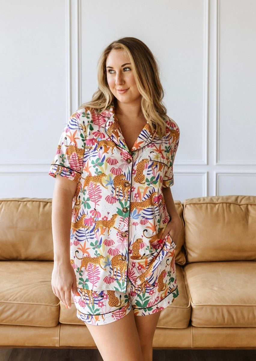 Tropical Cheetah Lounge Set – Lucy Rose