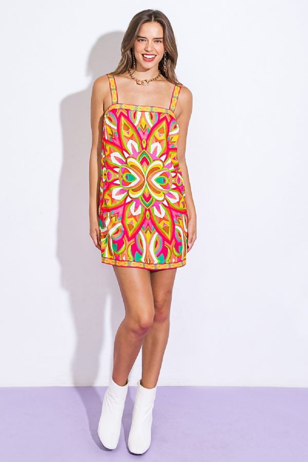 Multi Vernon Dress – Lucy Rose
