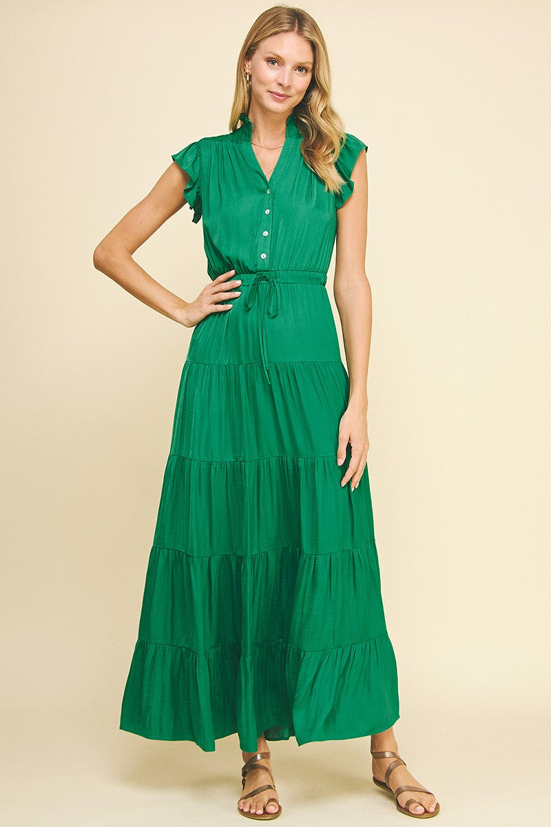 Green Kade Dress – Lucy Rose