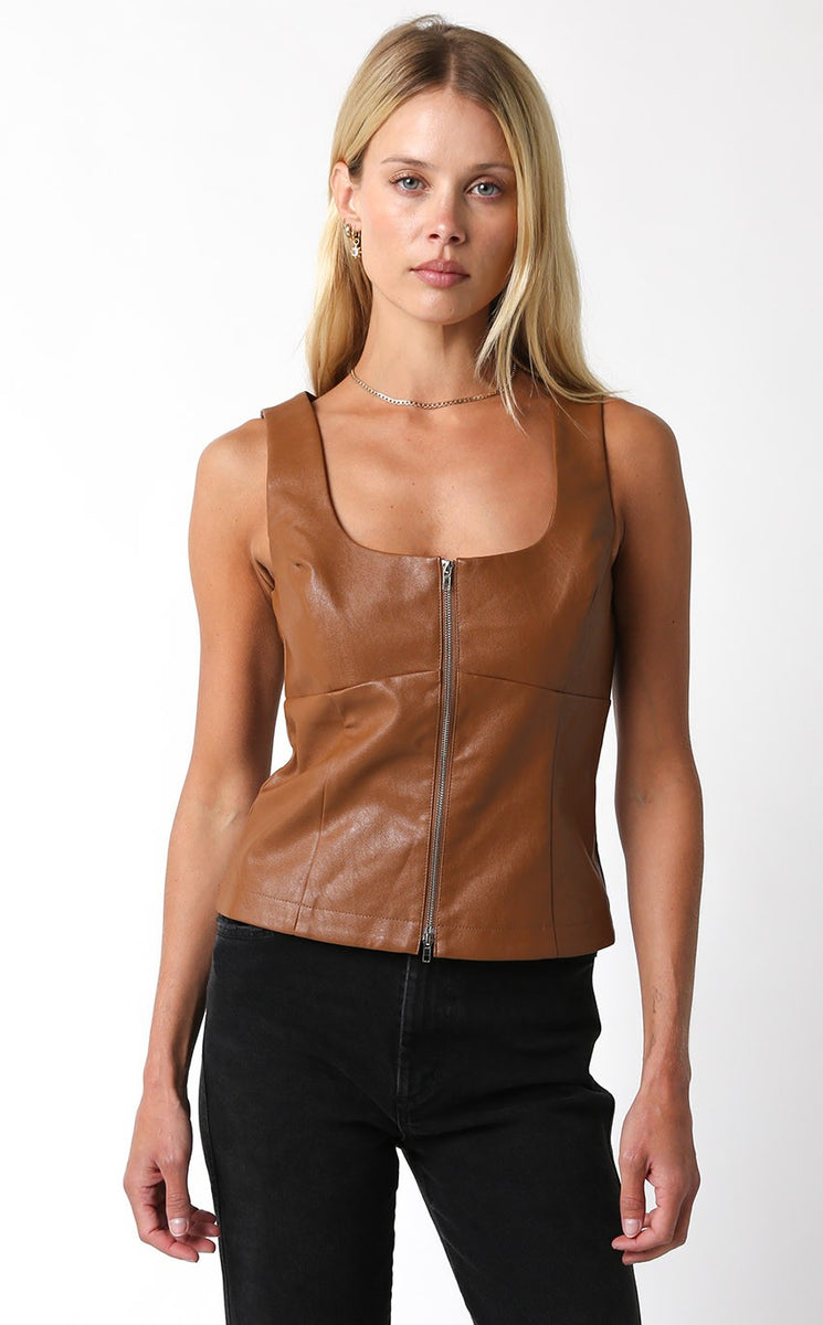 Brown Angelia Top – Lucy Rose