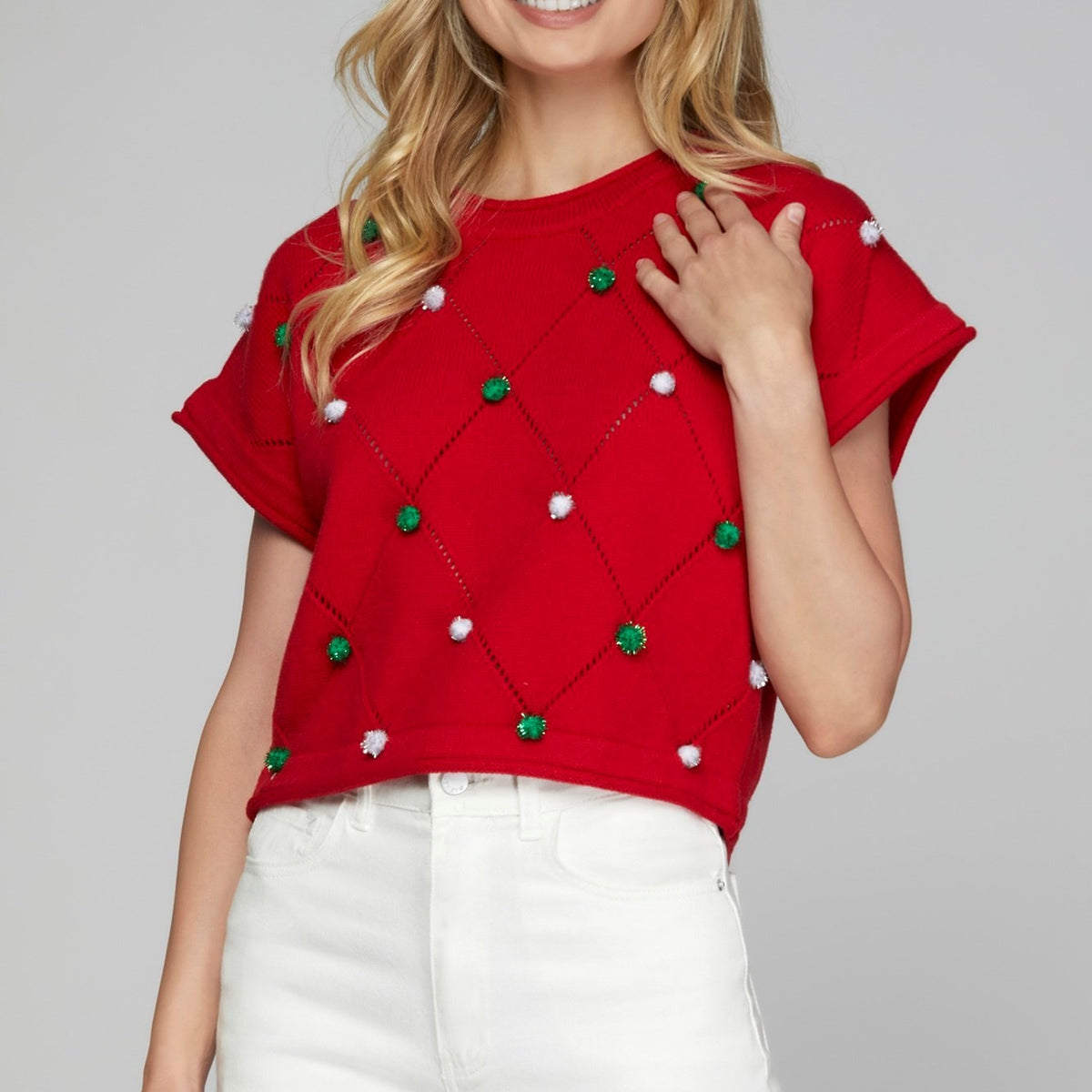 Red Shana Sweater Top – Lucy Rose