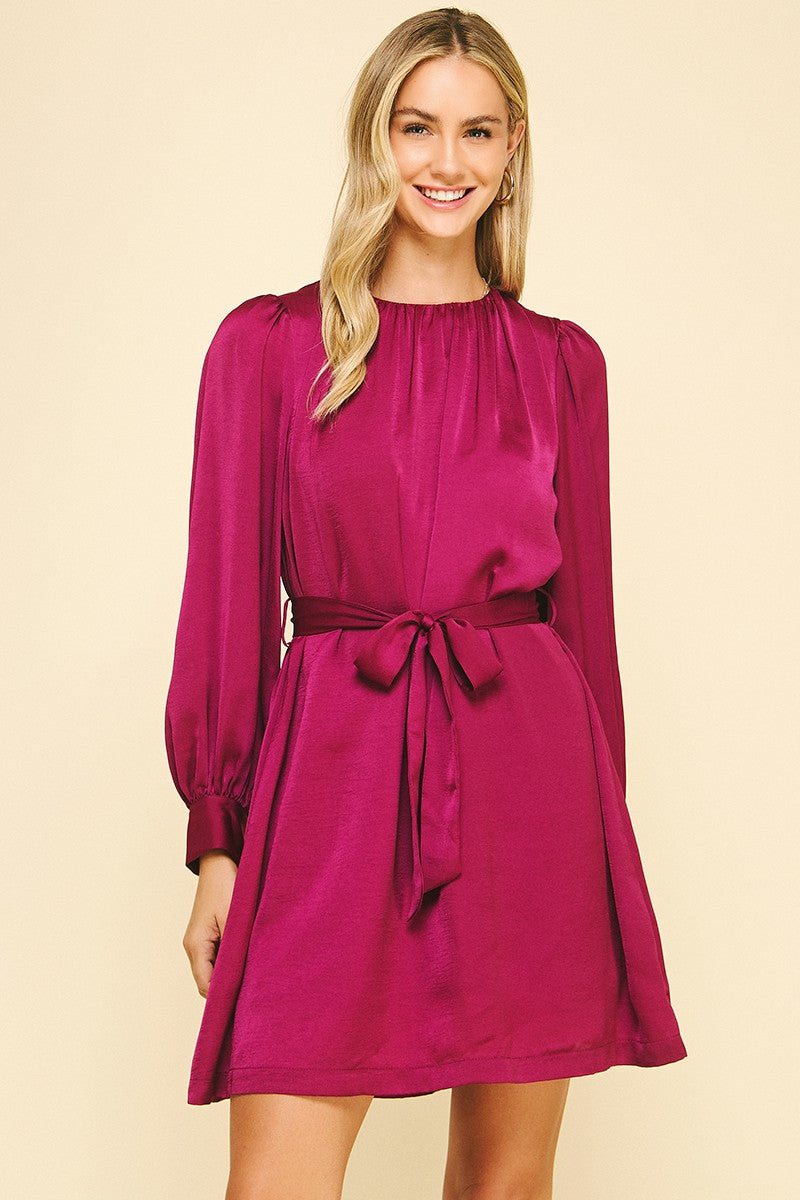 Deep Berry Martina Dress – Lucy Rose