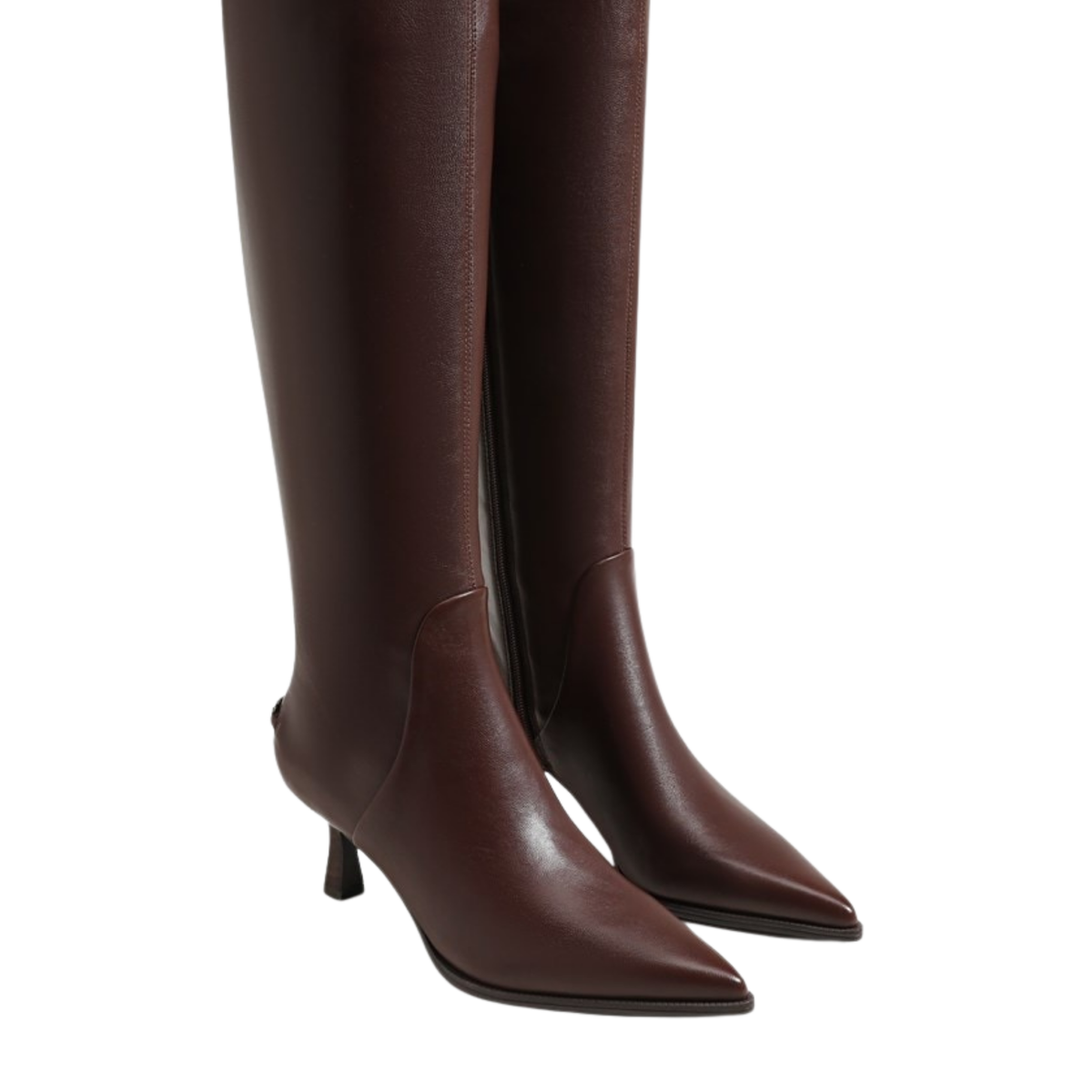 Pecan Leather Yulia Boots – Lucy Rose