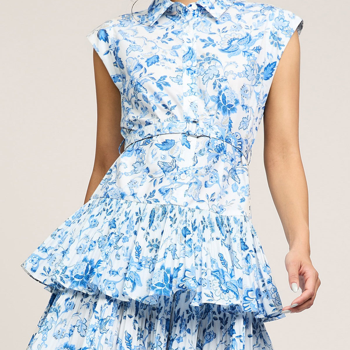 Blue Floral Nelson Dress – Lucy Rose