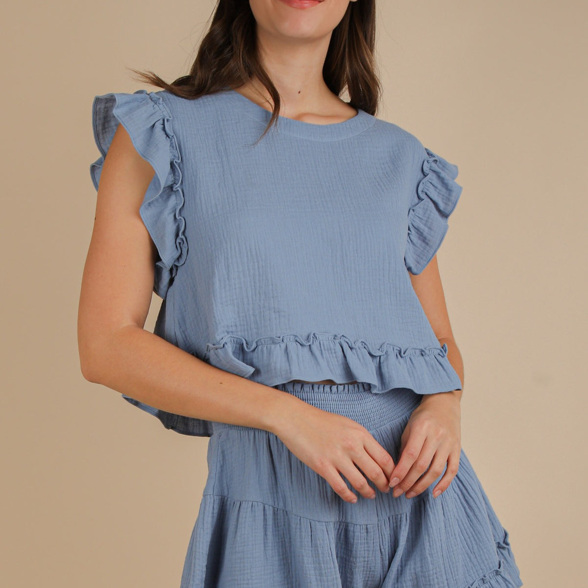 Denim Rebecca Set – Lucy Rose