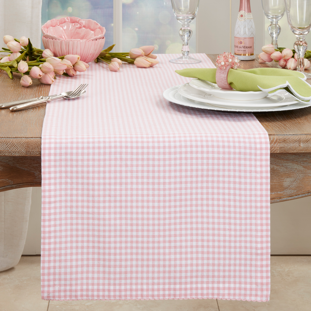 Pink Gingham Table Runner – Lucy Rose