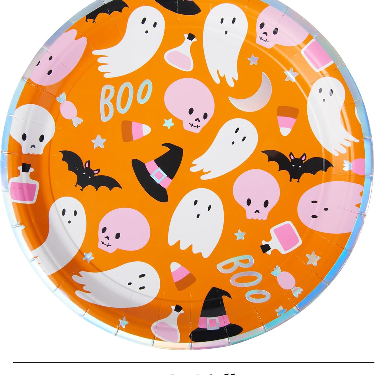 Boo Halloween Scallop Dinner Plate – Lucy Rose