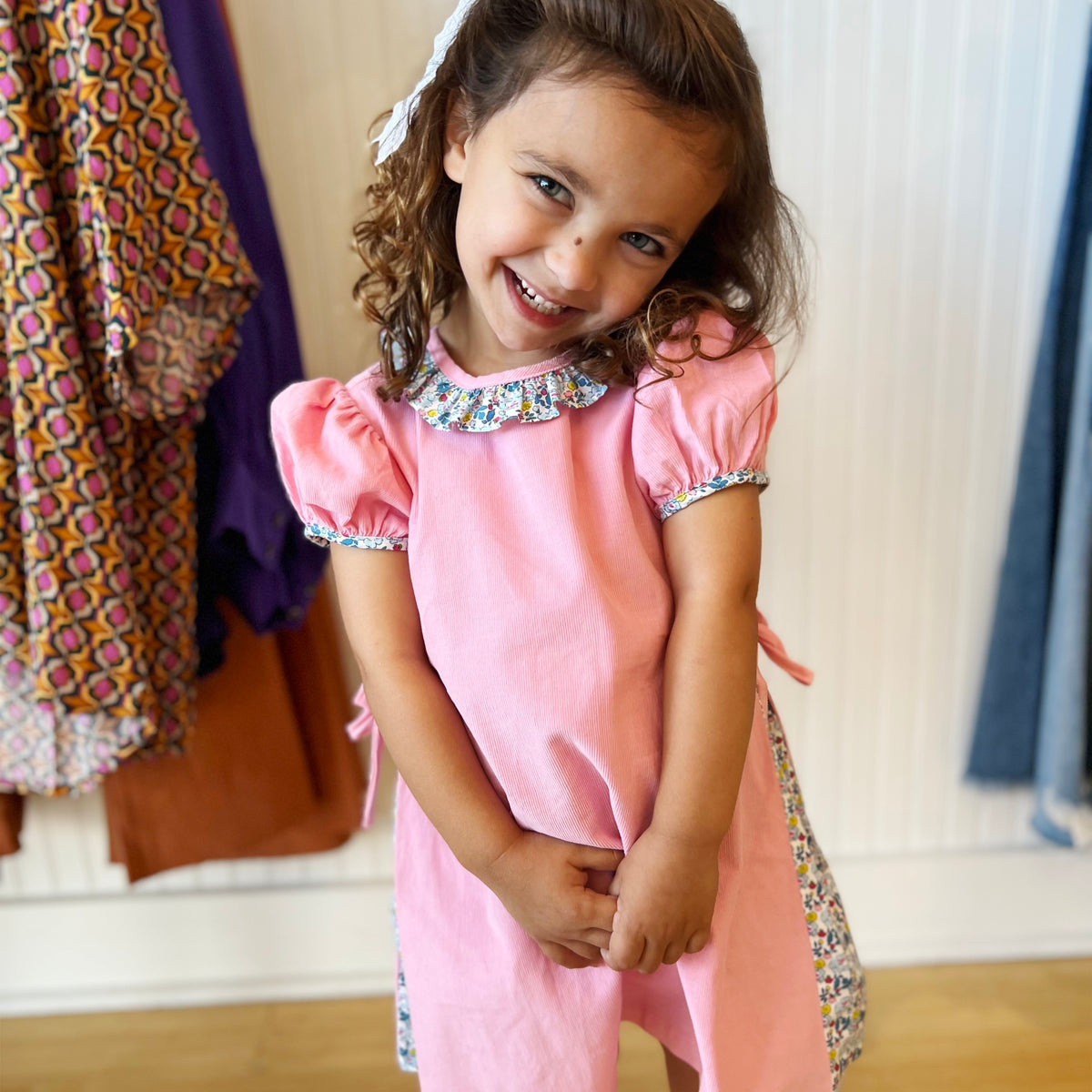 Pink Allie Kate Dress – Lucy Rose