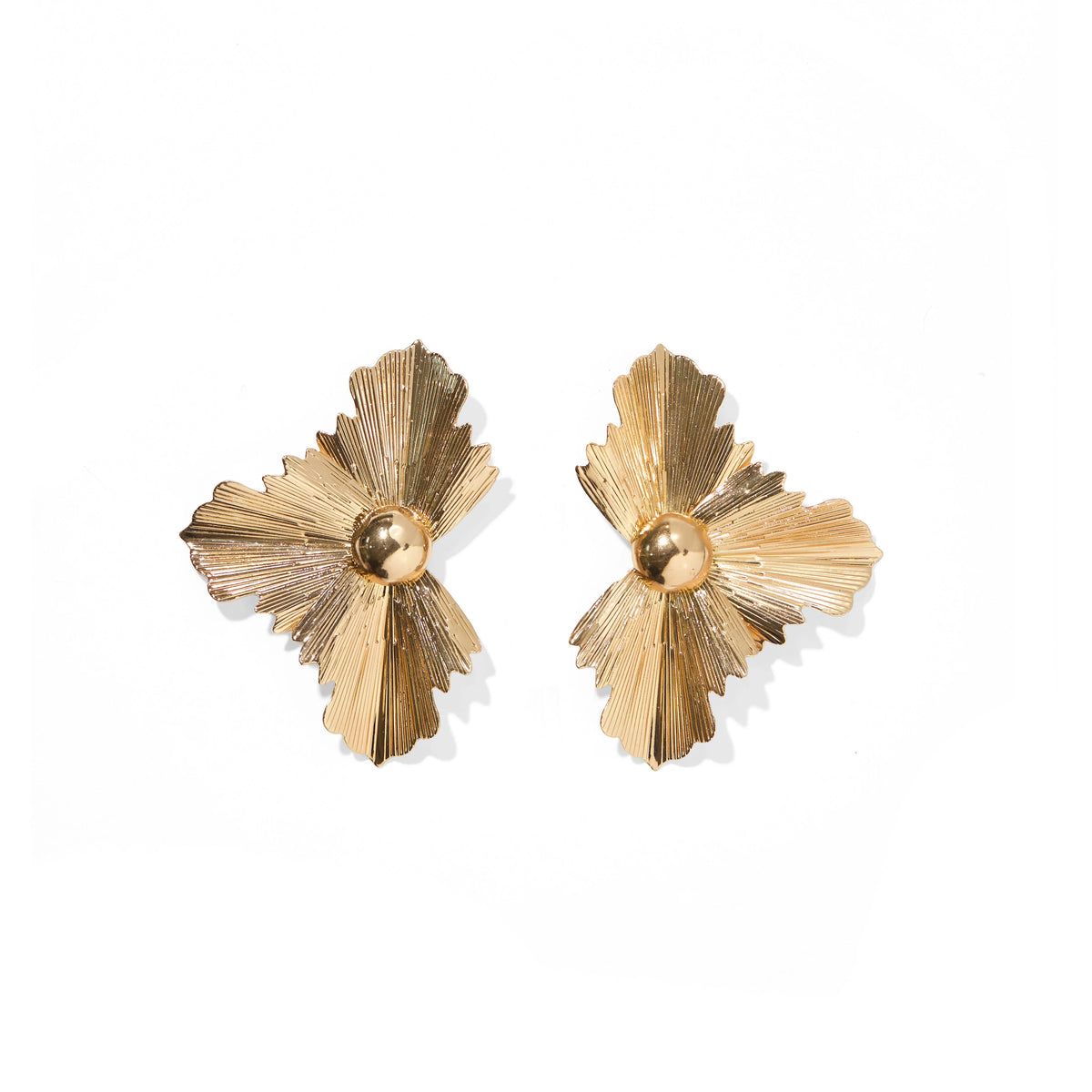 Anya Flower Statement Earrings – Lucy Rose