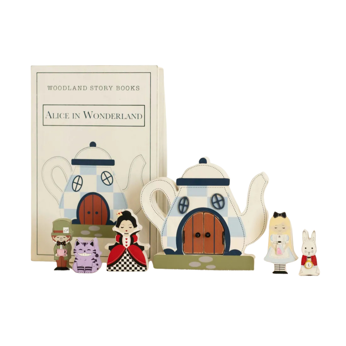 Alice in Wonderland Wood Storybook – Lucy Rose