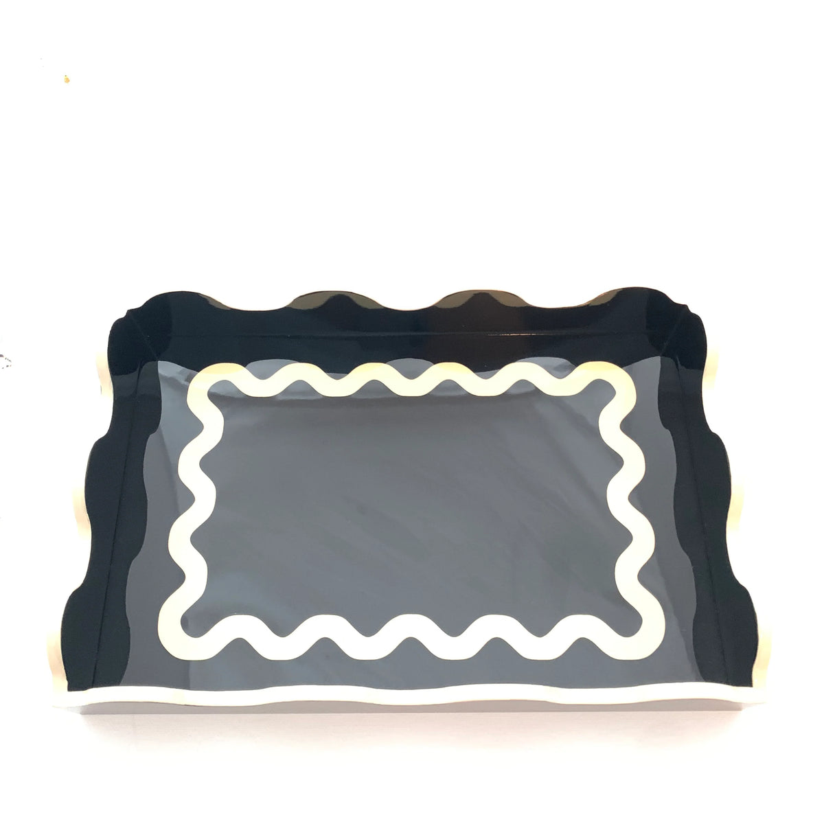 Black/Cream Rectangle Tray – Lucy Rose