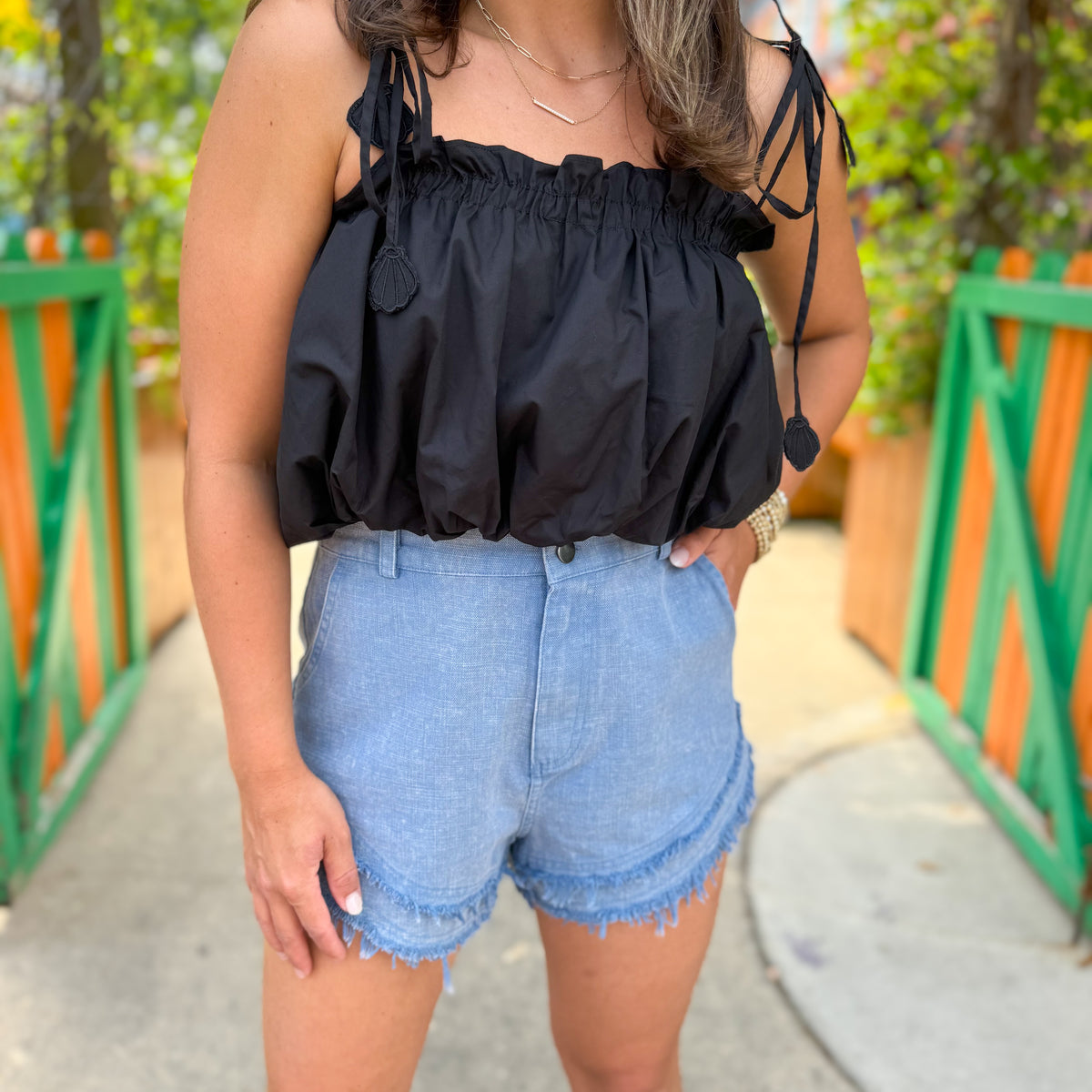 Black Baxter Top – Lucy Rose