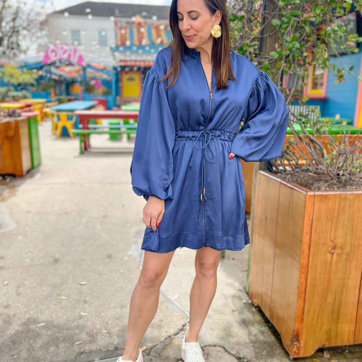 Blue Candace Dress – Lucy Rose