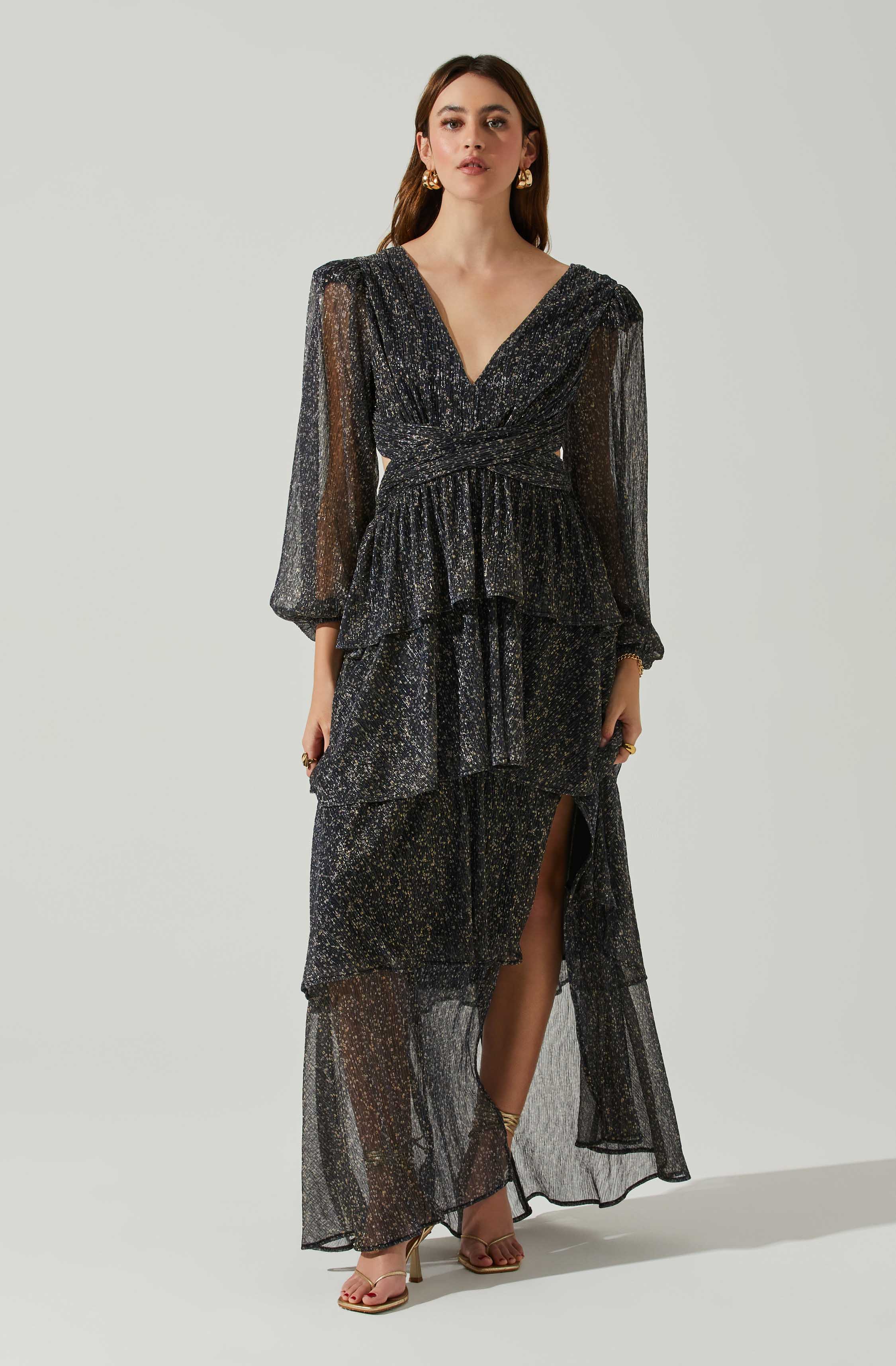 Black Multi Anora Dress – Lucy Rose