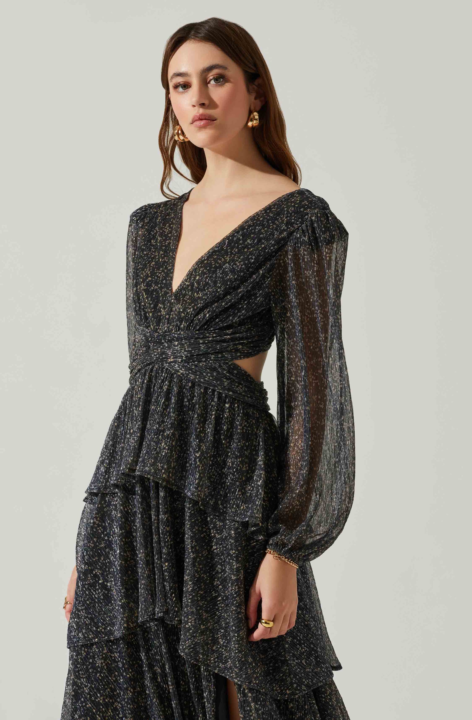 Black Multi Anora Dress – Lucy Rose