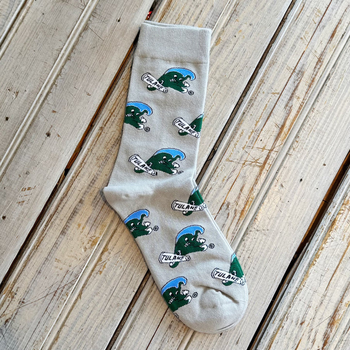 Tulane Angry Wave Sock – Lucy Rose