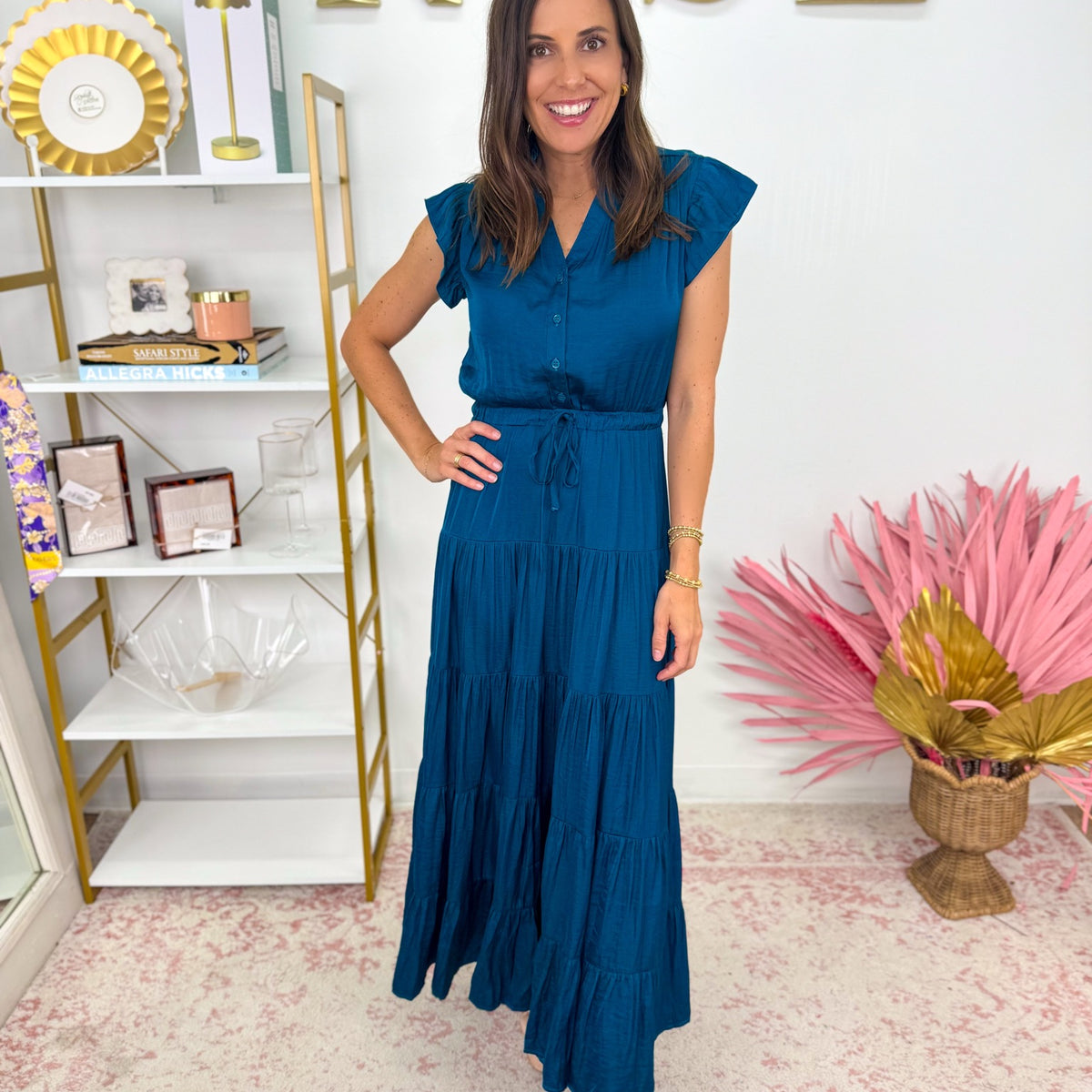 Teal Kade Dress – Lucy Rose