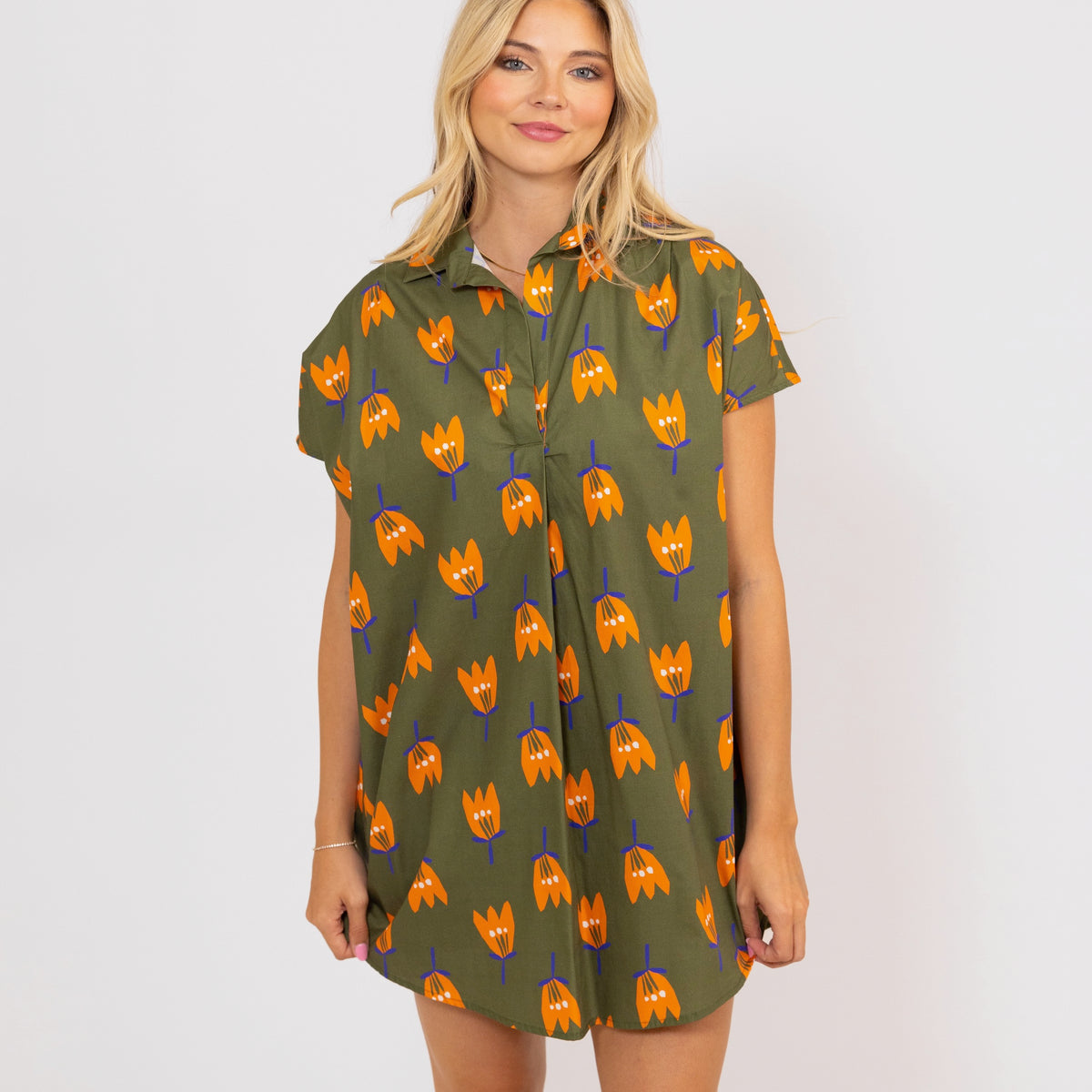 Olive Poppy Dress – Lucy Rose