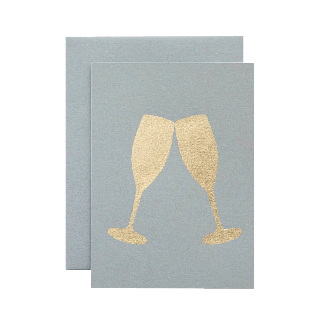 Grey Champ Flutes Card – Lucy Rose
