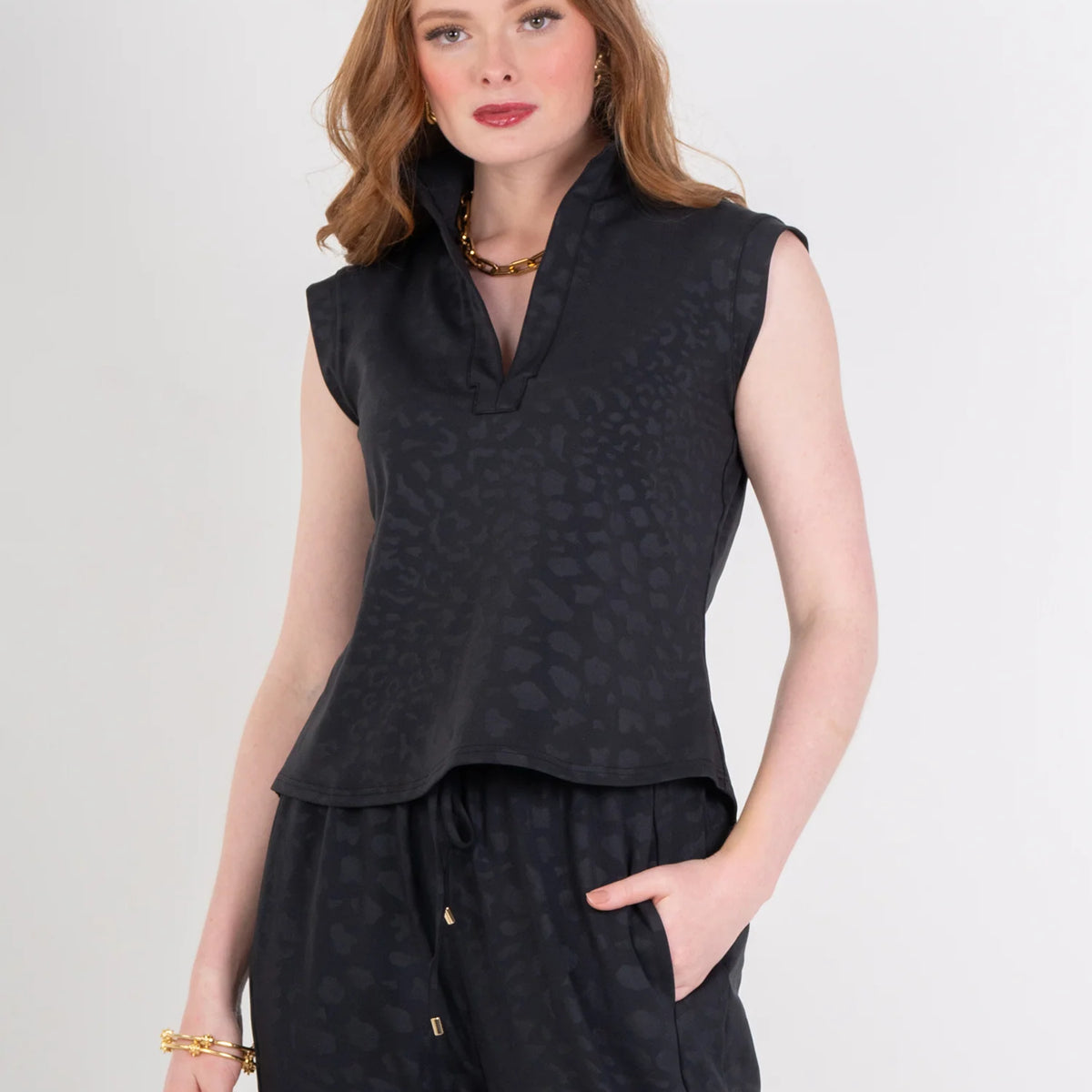 Midnight Cheetah Poppy Tank – Lucy Rose