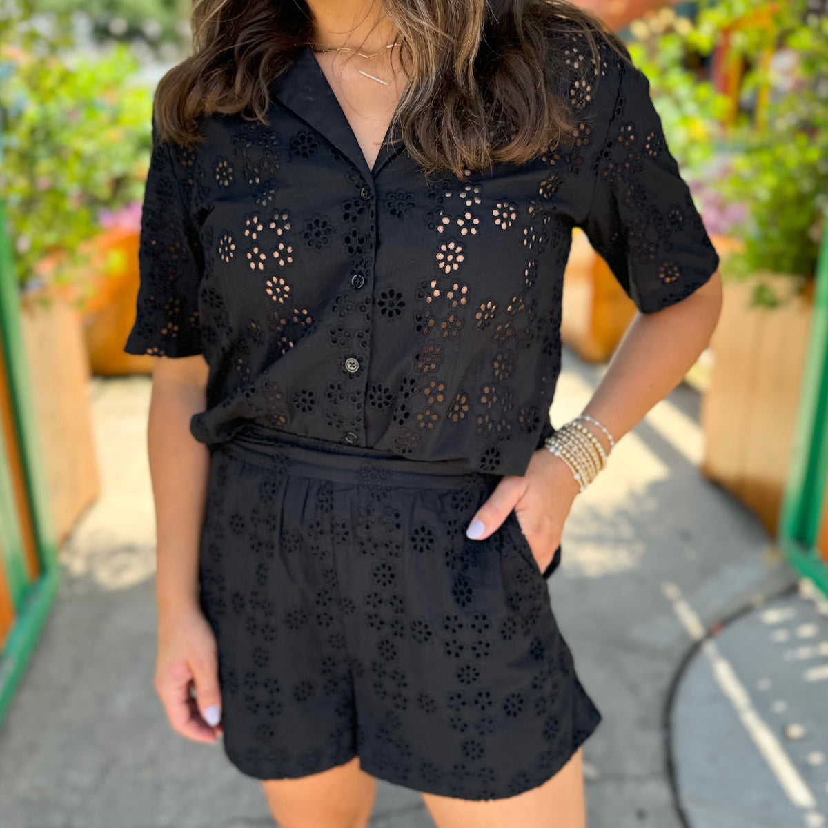 Black Conrad Top – Lucy Rose