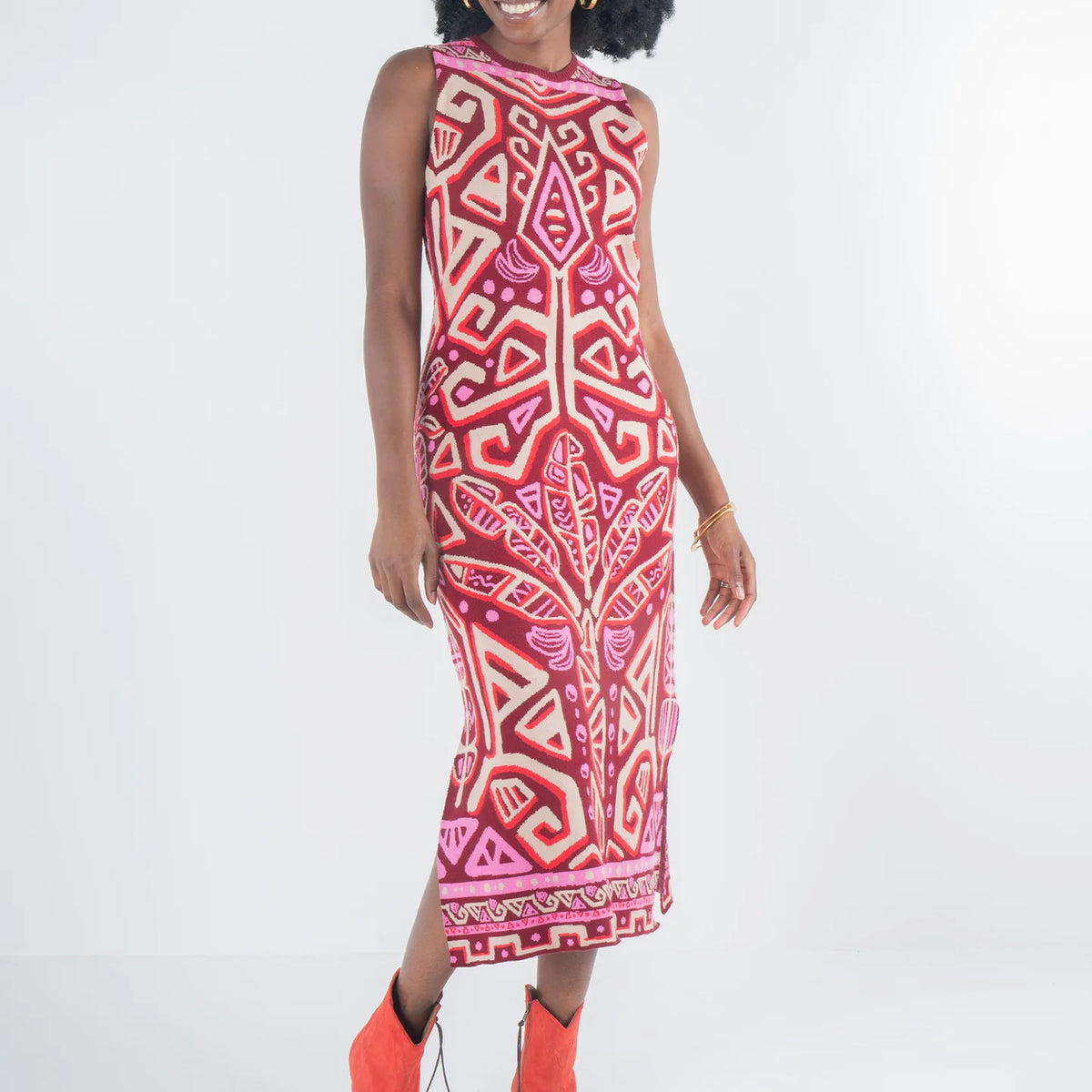 Tribal Palm Simone Dress – Lucy Rose
