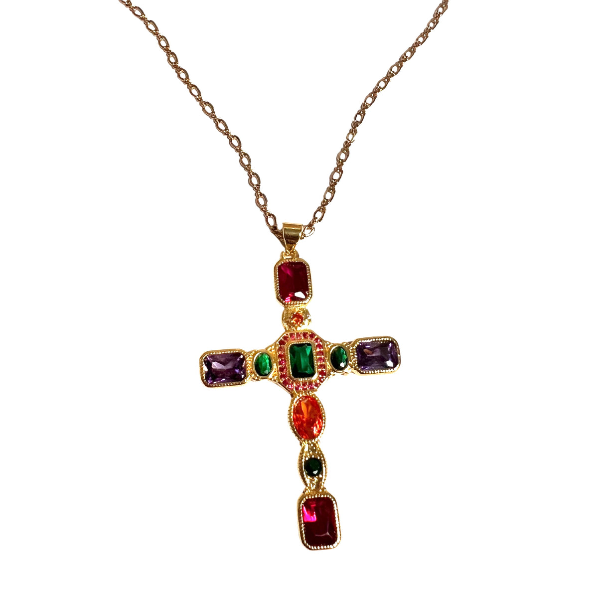 Genesis Cross Necklace – Lucy Rose