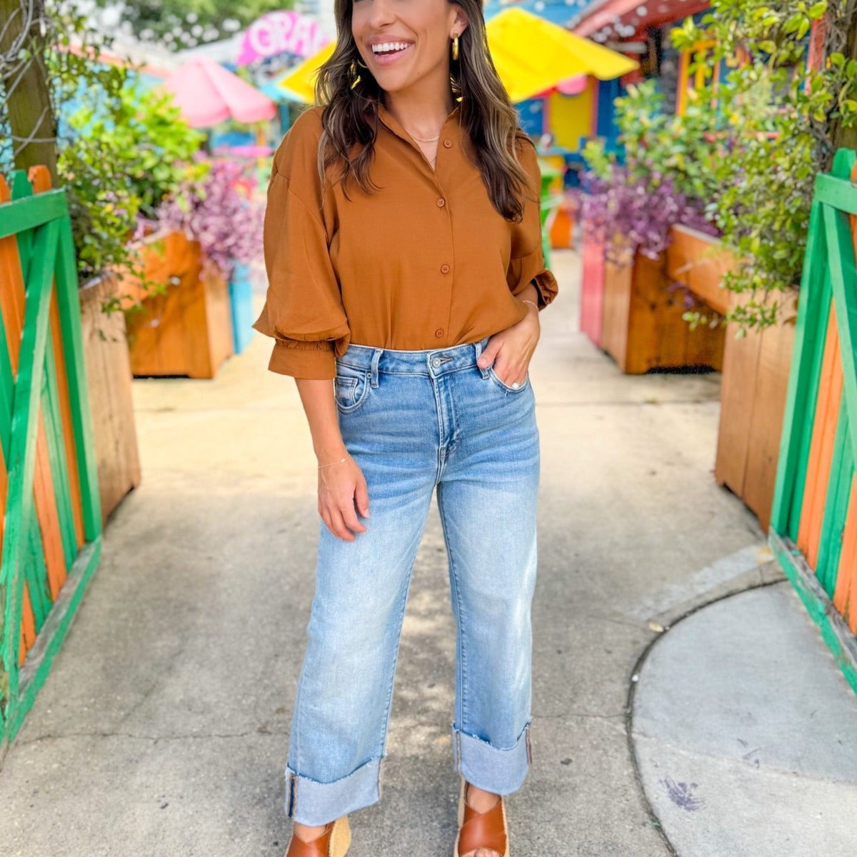 Brown Renee Top – Lucy Rose