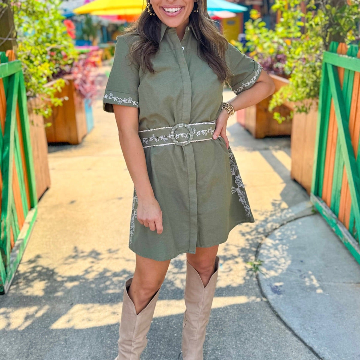 Green Demi Dress – Lucy Rose