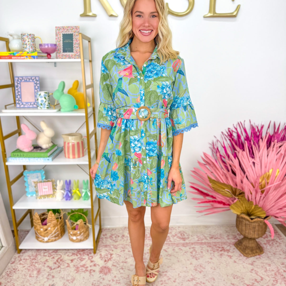 Lotus Branch Darcy Dress – Lucy Rose
