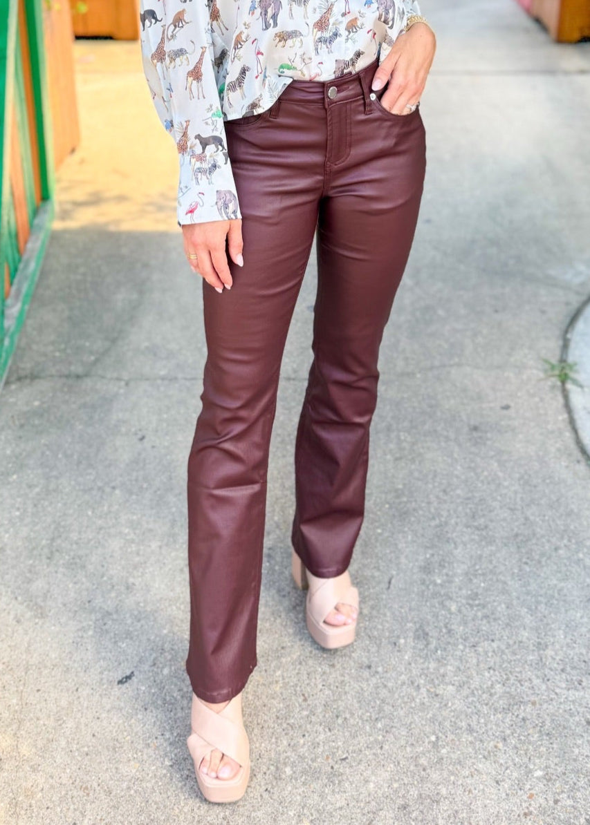 Oxblood Jaxtyn Jeans – Lucy Rose