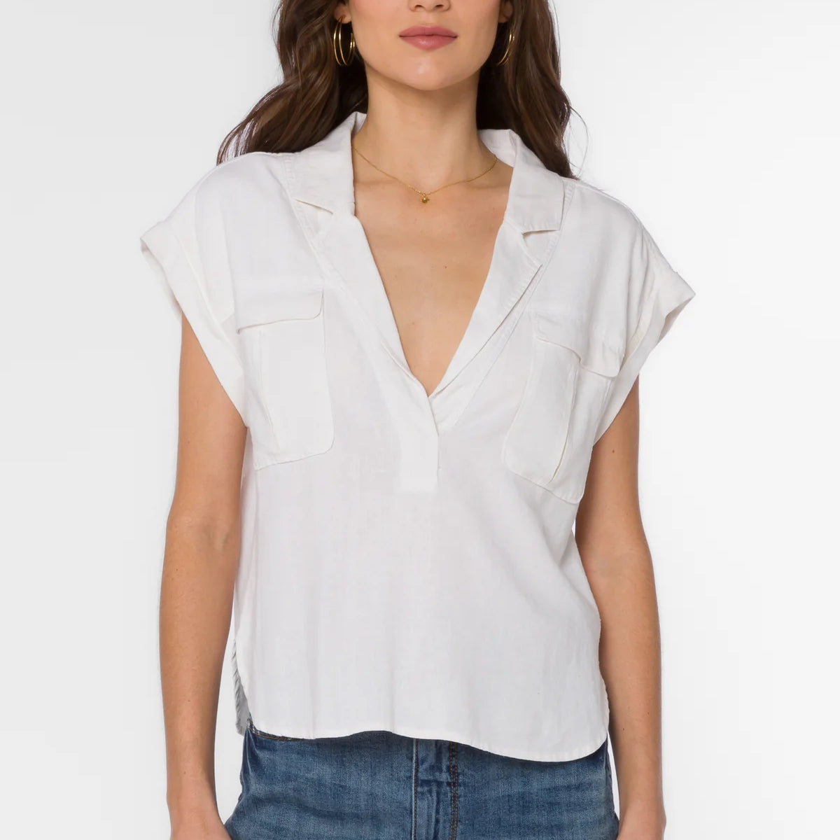 White Gavin Top – Lucy Rose