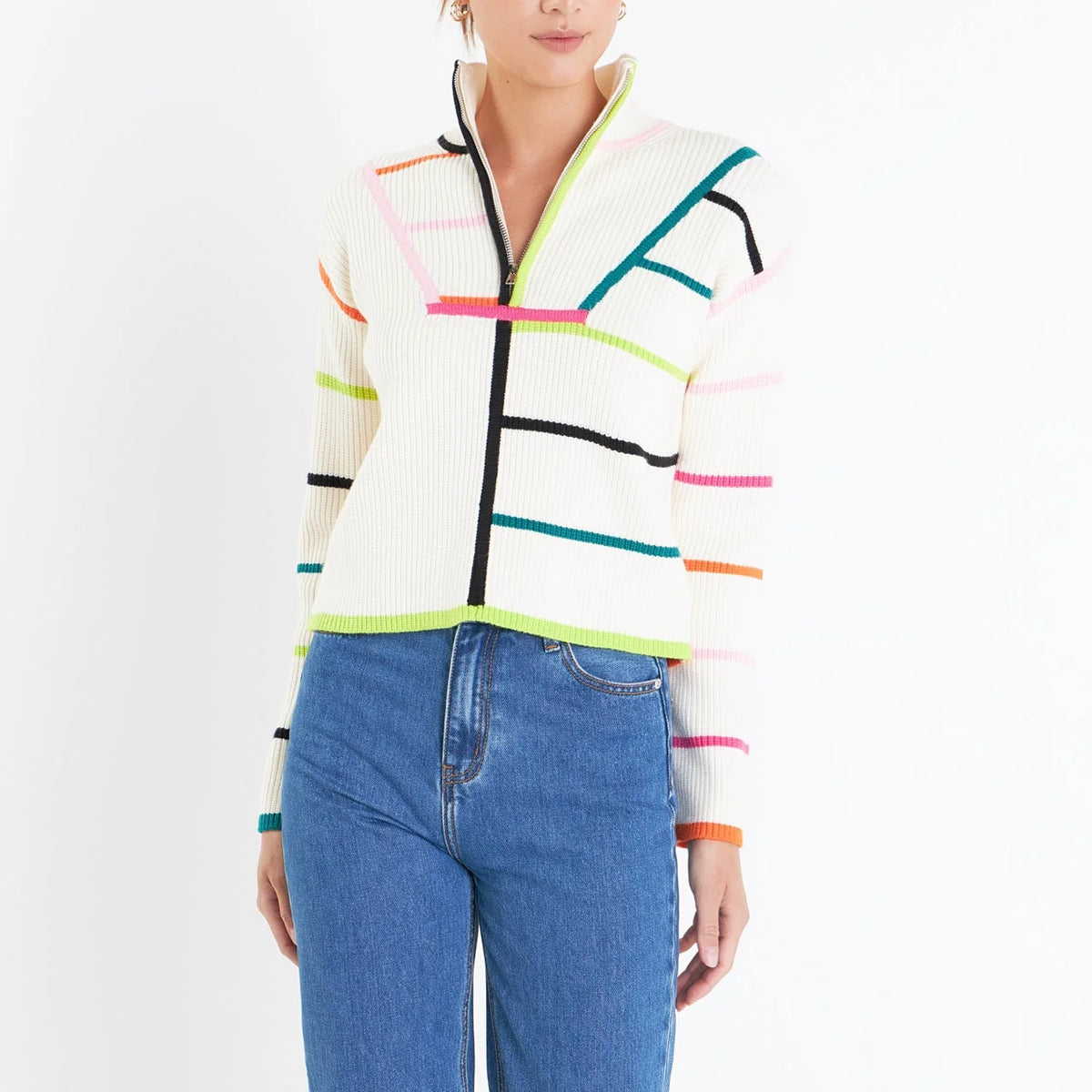 Multi Stripe Ali Sweater – Lucy Rose