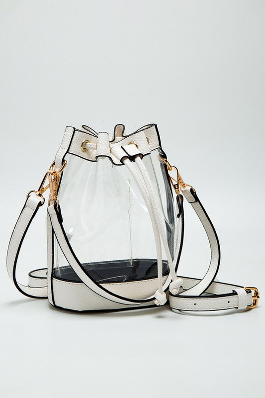 White Clear Bucket Bag – Lucy Rose