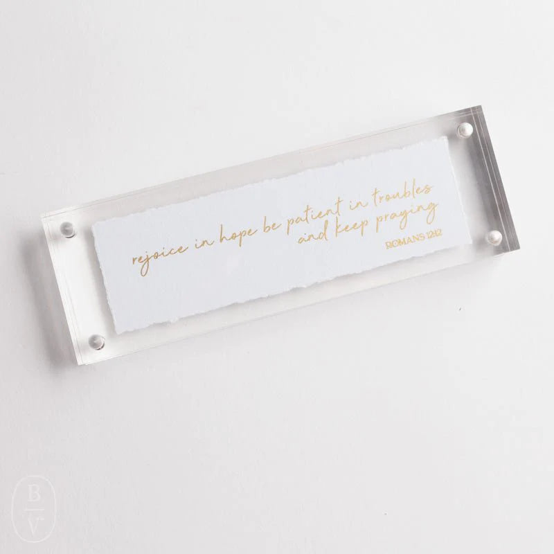 2x6 Acrylic Frame Quotes – Lucy Rose