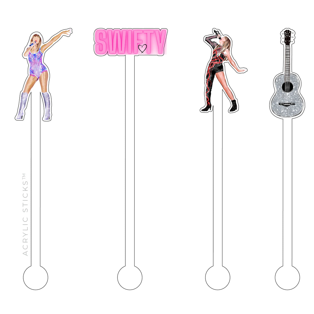 Tay Tay Swift Acrylic Stir Sticks – Lucy Rose