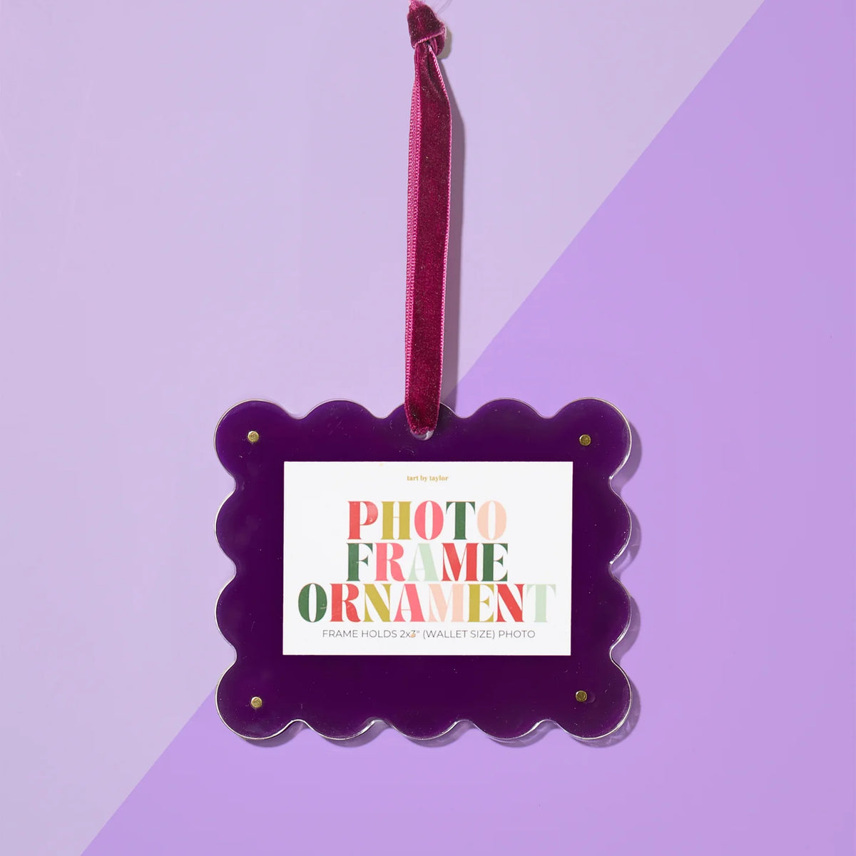 Plum Frame Ornament – Lucy Rose