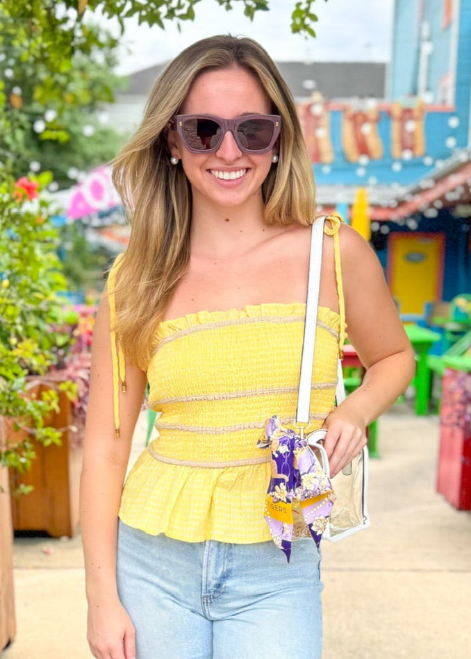 Lt Yellow Polly Top – Lucy Rose