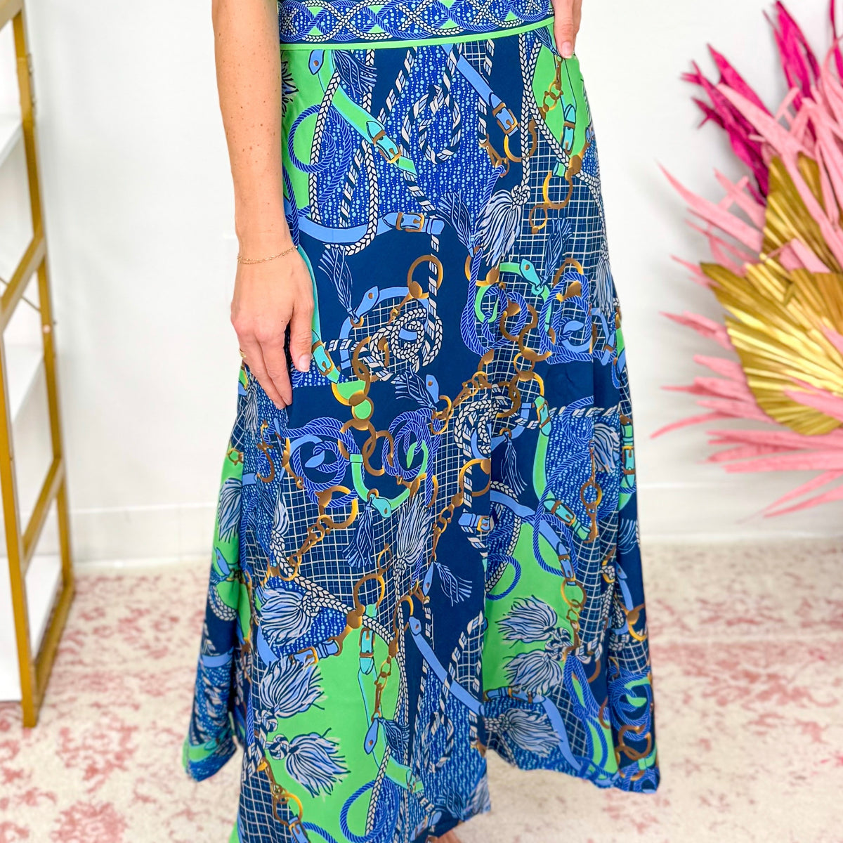 Blue Garbot Skirt – Lucy Rose