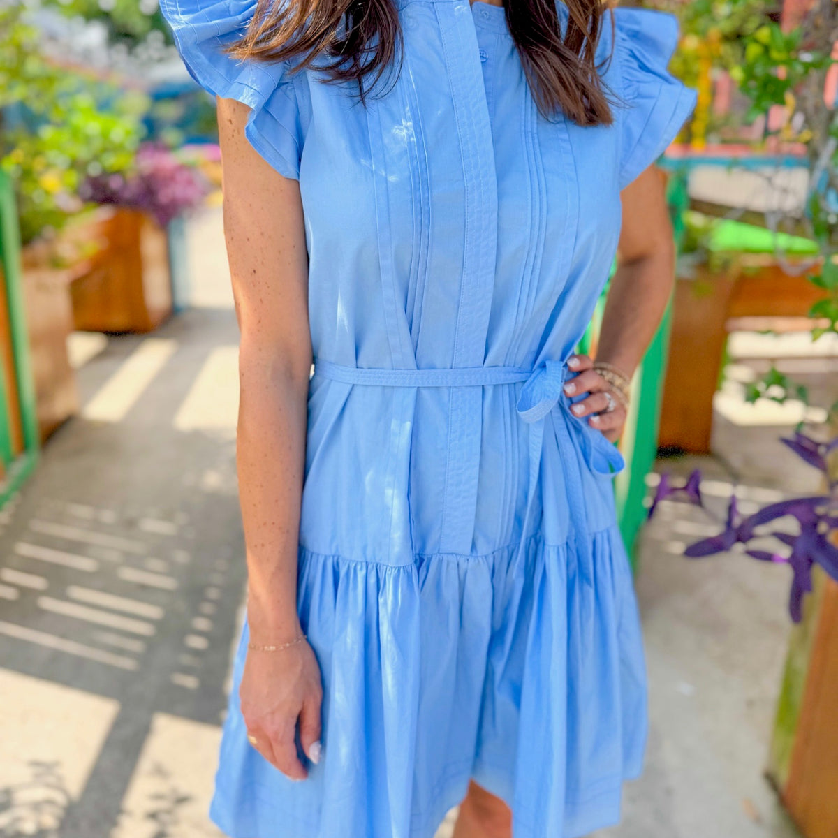 Blue Mullins Dress – Lucy Rose